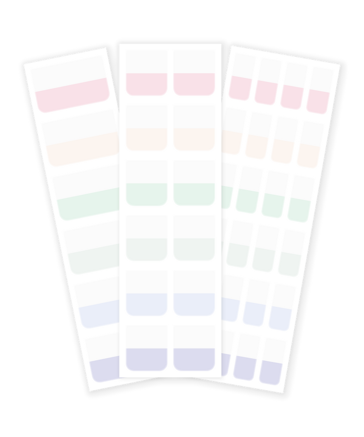 Self-adhesive Sticky note tabs (126 tabs) – Happinote